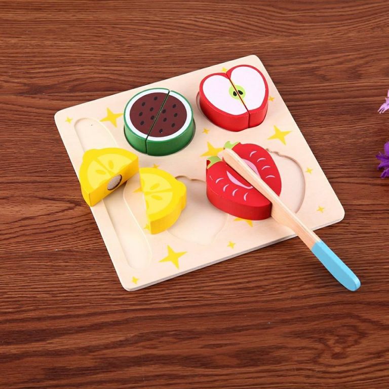 Wooden Cutting Educational Toy | Markas Si Kecil