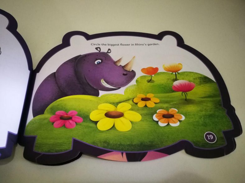 Animal Shape Book – Rhinoceros | Markas Si Kecil