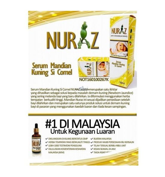 VDRN NURAZ Serum Mandian Kuning 50ml | Markas Si Kecil