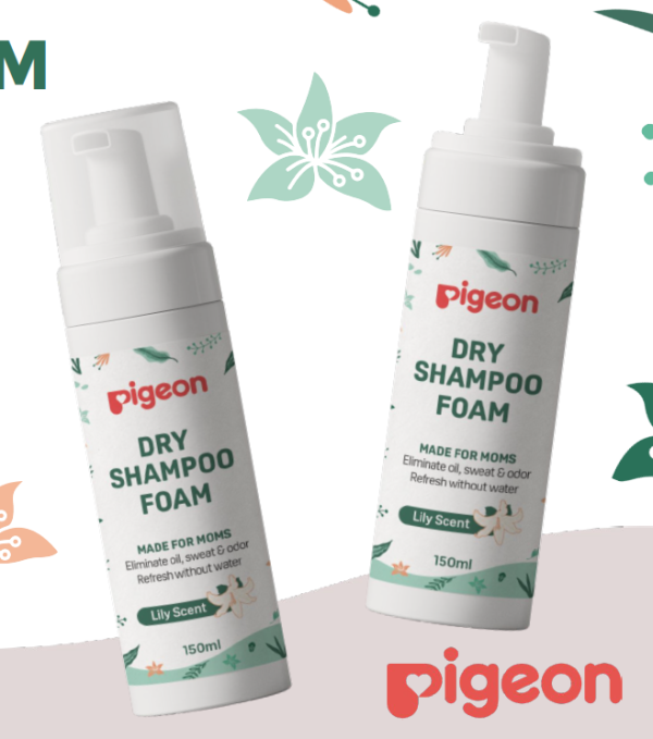 Pigeon Dry Shampoo Foam 150ml | Markas Si Kecil